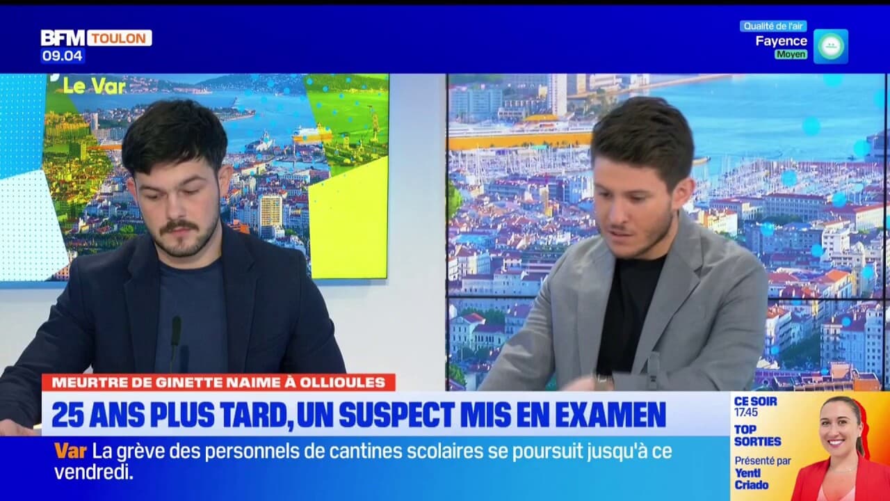 Meurtre de Ginette Naime à Ollioules: le suspect mis en examen 25 ans ...