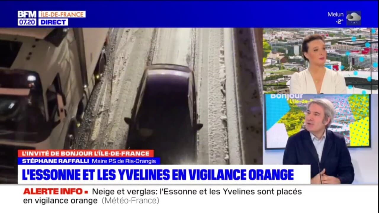 Neige en Île-de-France: "Il faut sécuriser les axes principaux"