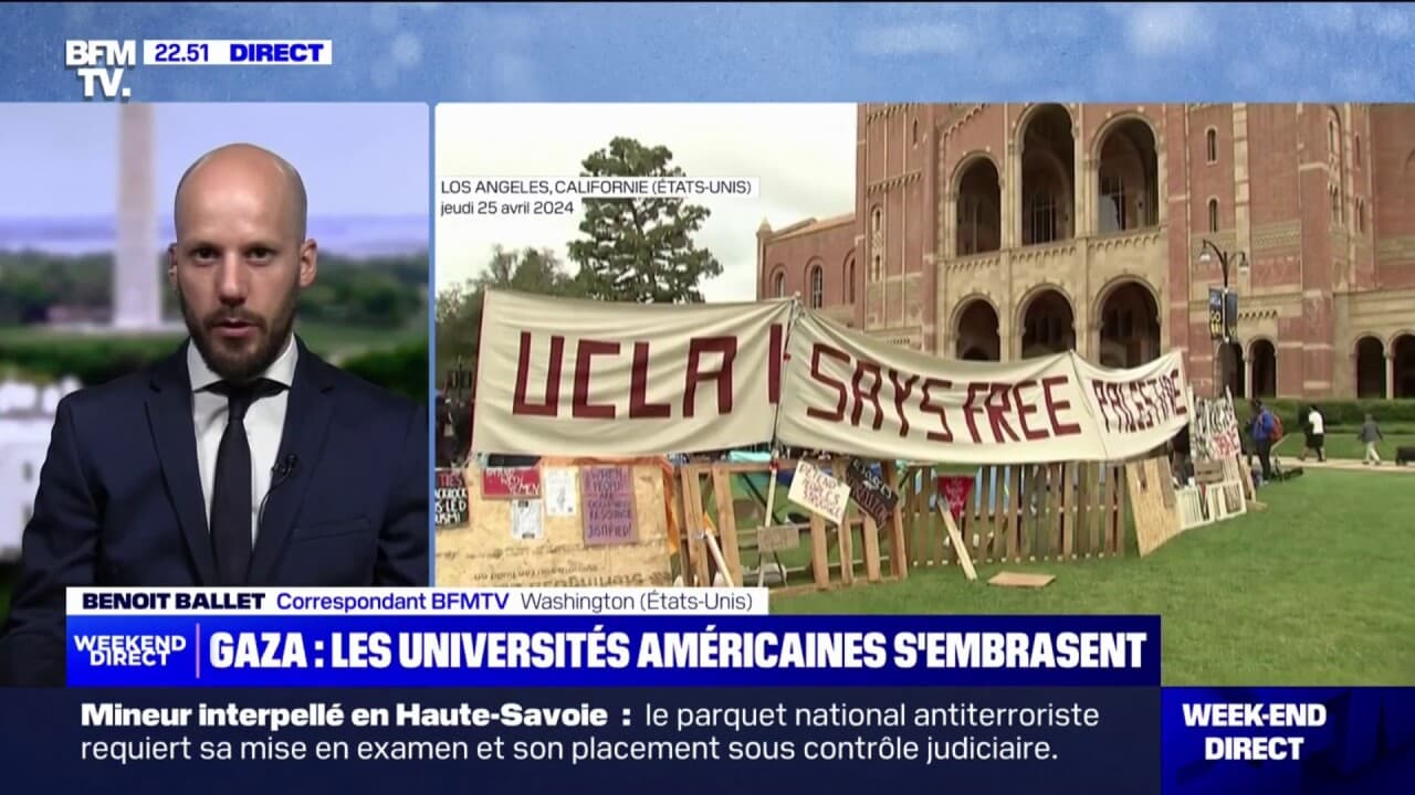 Gaza: des manifestations d'ampleur nationale dans les universités ...