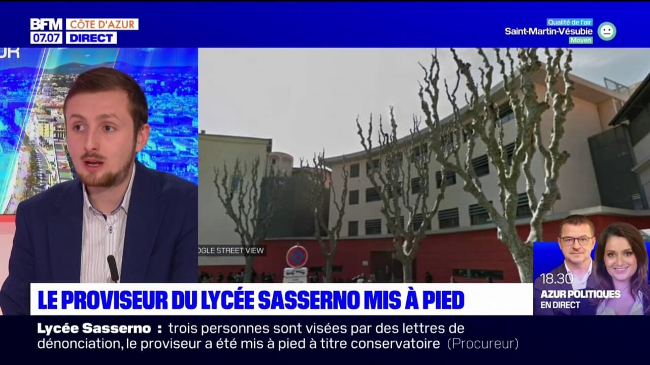 Nice: le proviseur du lycée Sasserno mis à pied Nice: le proviseur du lycée Sasserno mis à pied