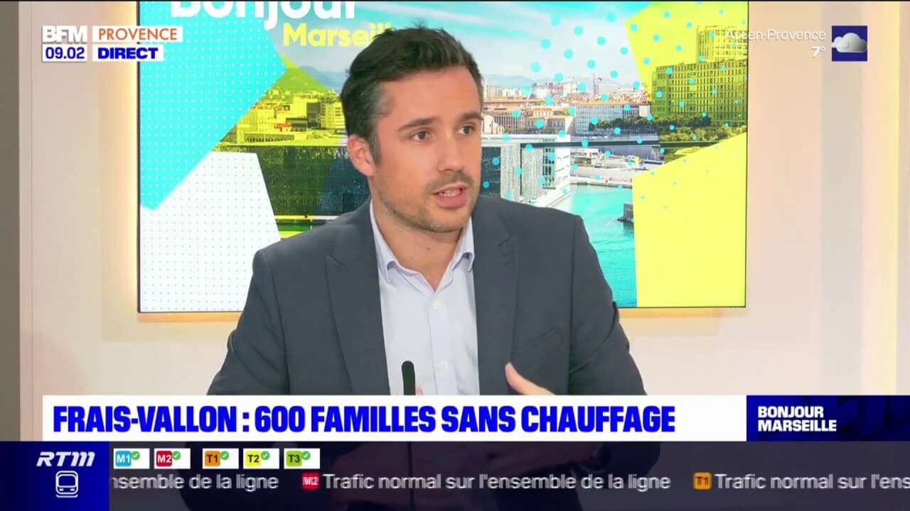 Marseille: 600 familles du quartier Frais-Vallon privées de chauffage