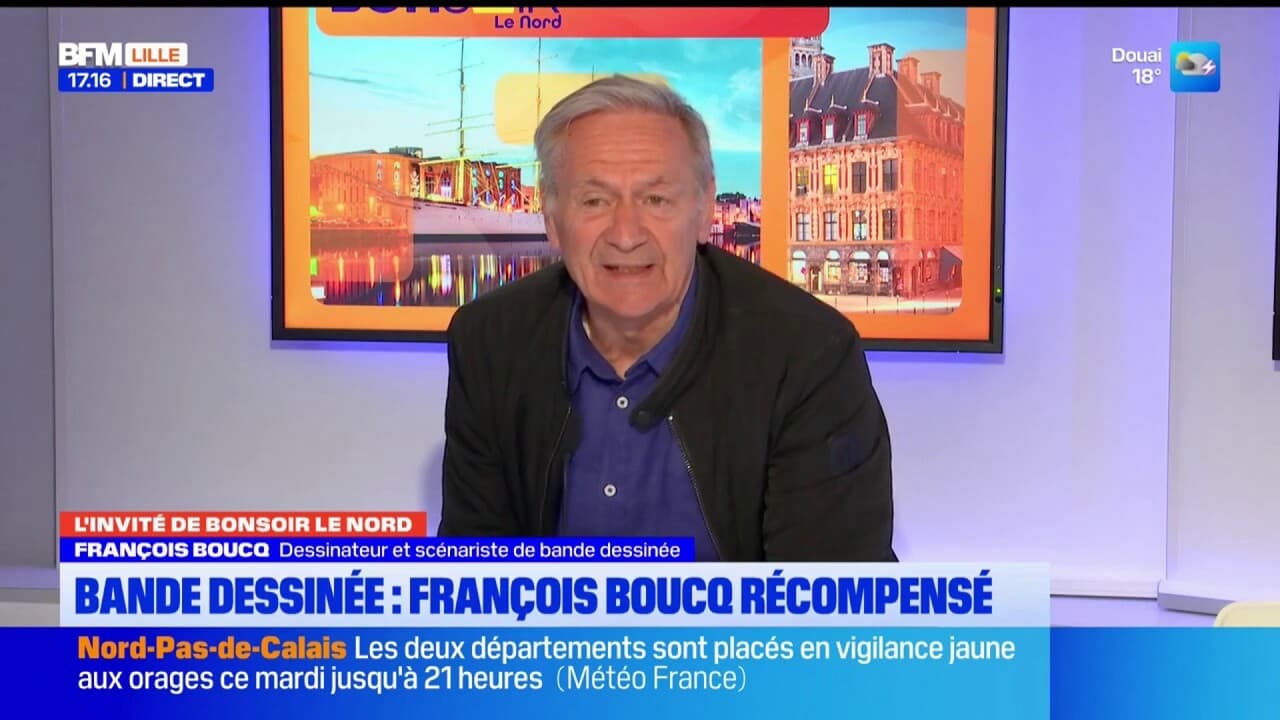 Le prix Gotlib remis au dessinateur lillois François Boucq