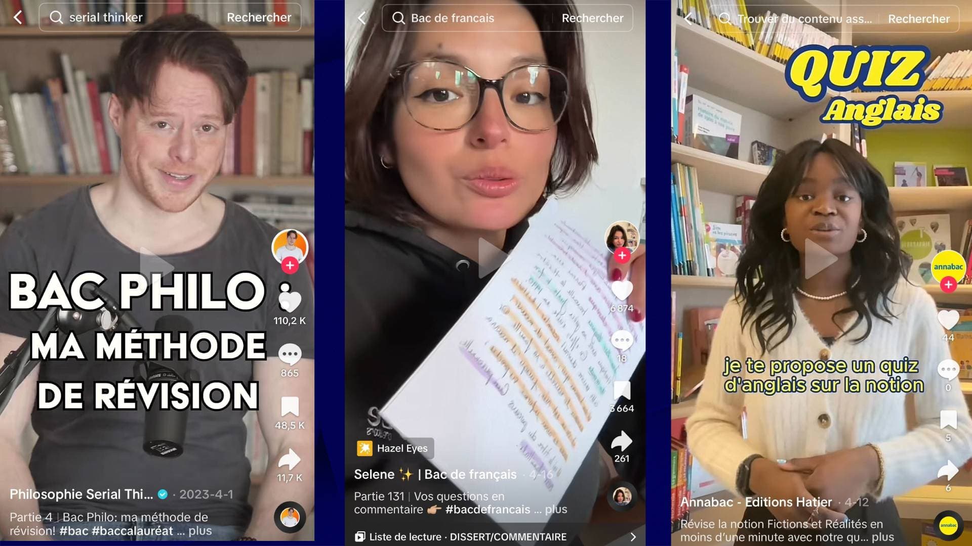 "Les élèves révisent sans s'en apercevoir": sur Tiktok, les contenus ...