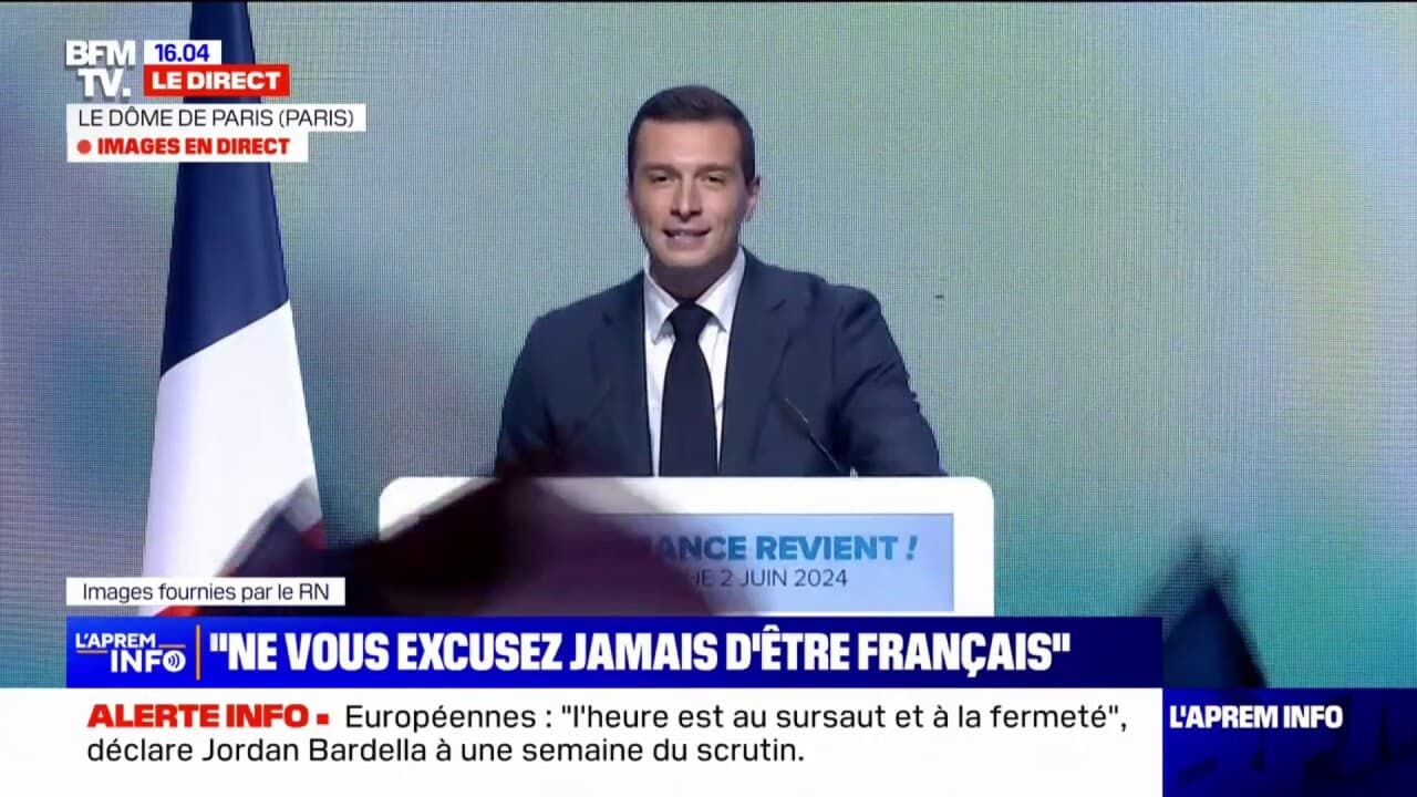 Jordan Bardella (RN): "Notre civilisation peut mourir, si nous ne ...