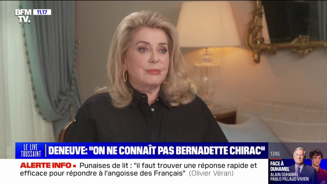 Catherine Deneuve: "Je crois qu'on ne connaît pas Bernadette Chirac"