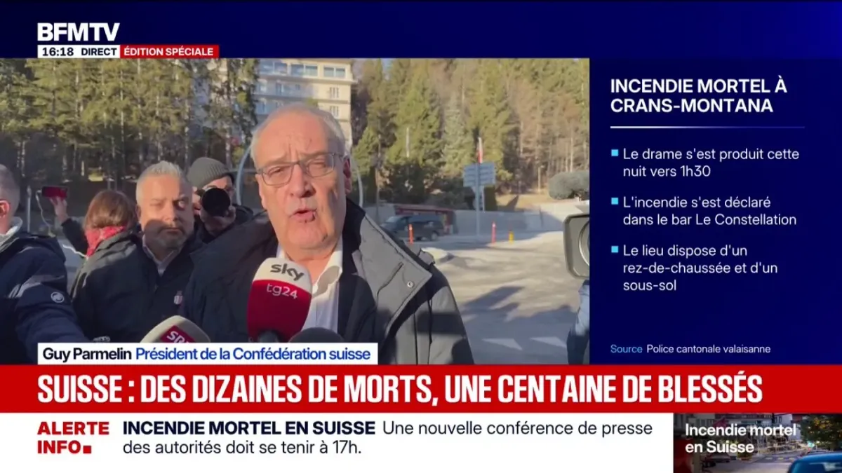 Incendie mortel en Suisse: "Nous sommes en prière avec tous ceux qui ...