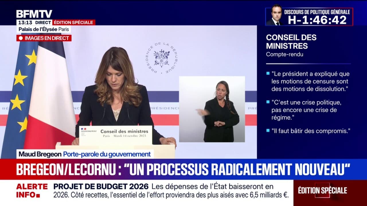 Lecornu II: "L'objectif est de passer sous la barre des 5%" de déficit ...