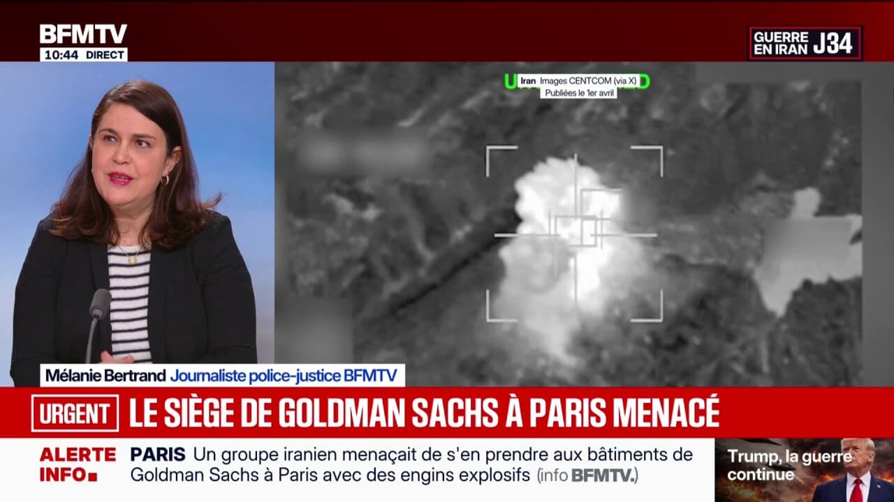 Goldman Sachs menacée par un groupe iranien à Paris, vigilance ...
