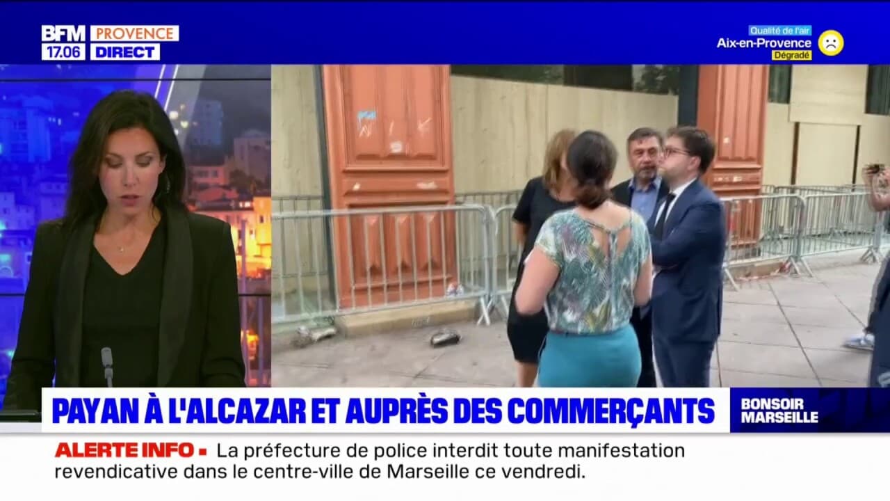 Violences urbaines à Marseille: Benoît Payan à l'Alcazar et auprès des ...