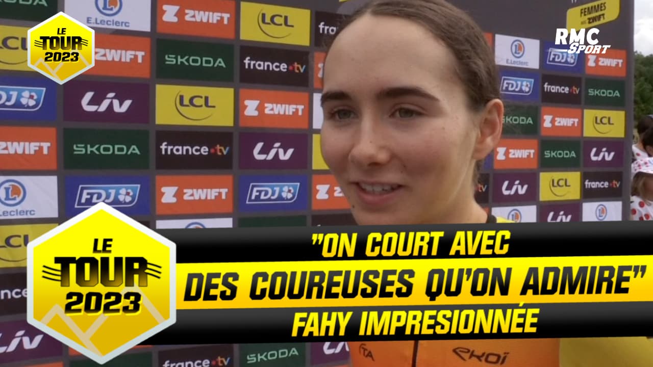 Tour de France (F) : "On court avec des coureuses qu’on admire", Camille Fahy impressionnée pour ...