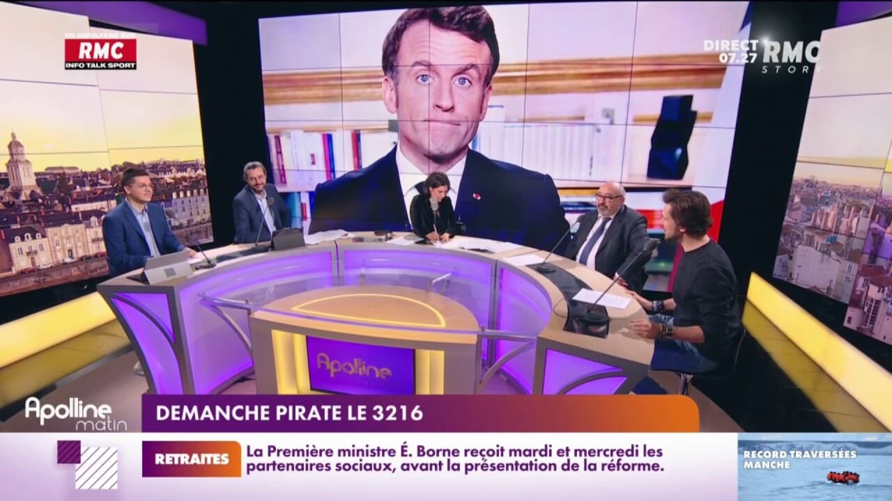 Demanche pirate le 3216 : les voeux d'Emmanuel Macron