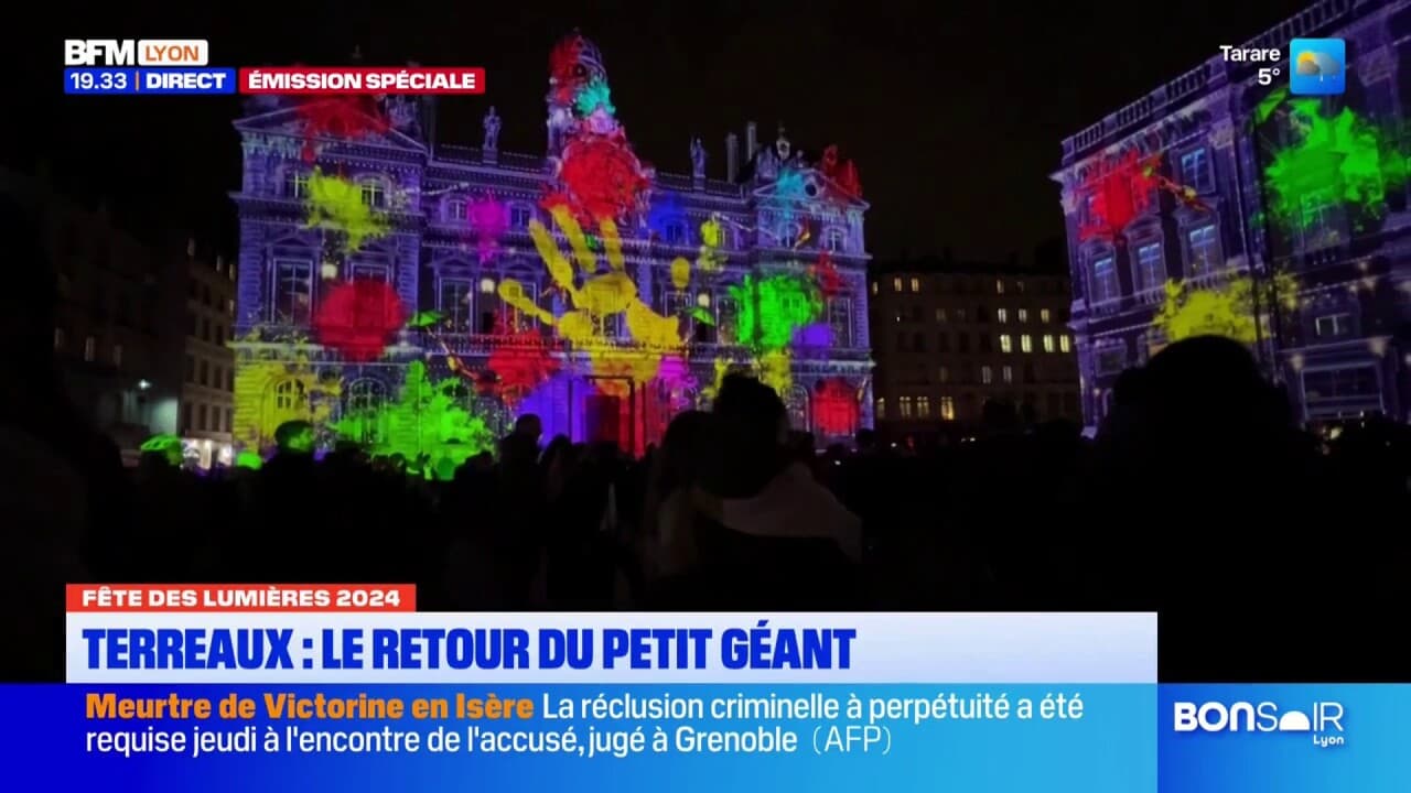 Fête des lumières: le petit géant de la place des Terreaux est de retour