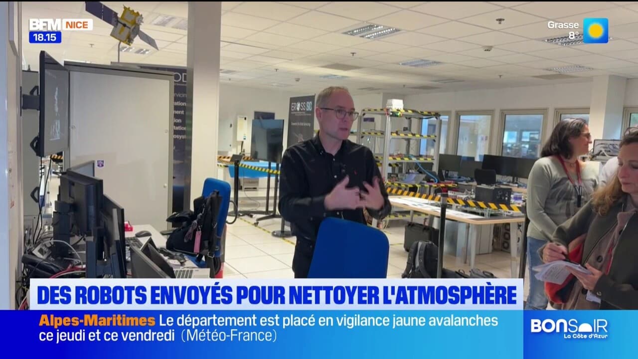 Des robots envoyés pour nettoyer l'atmosphère