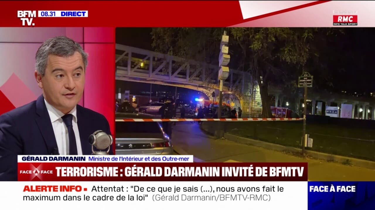 Attaque à Paris Gérald Darmanin Affirme Quil Y A Eu Un Ratage