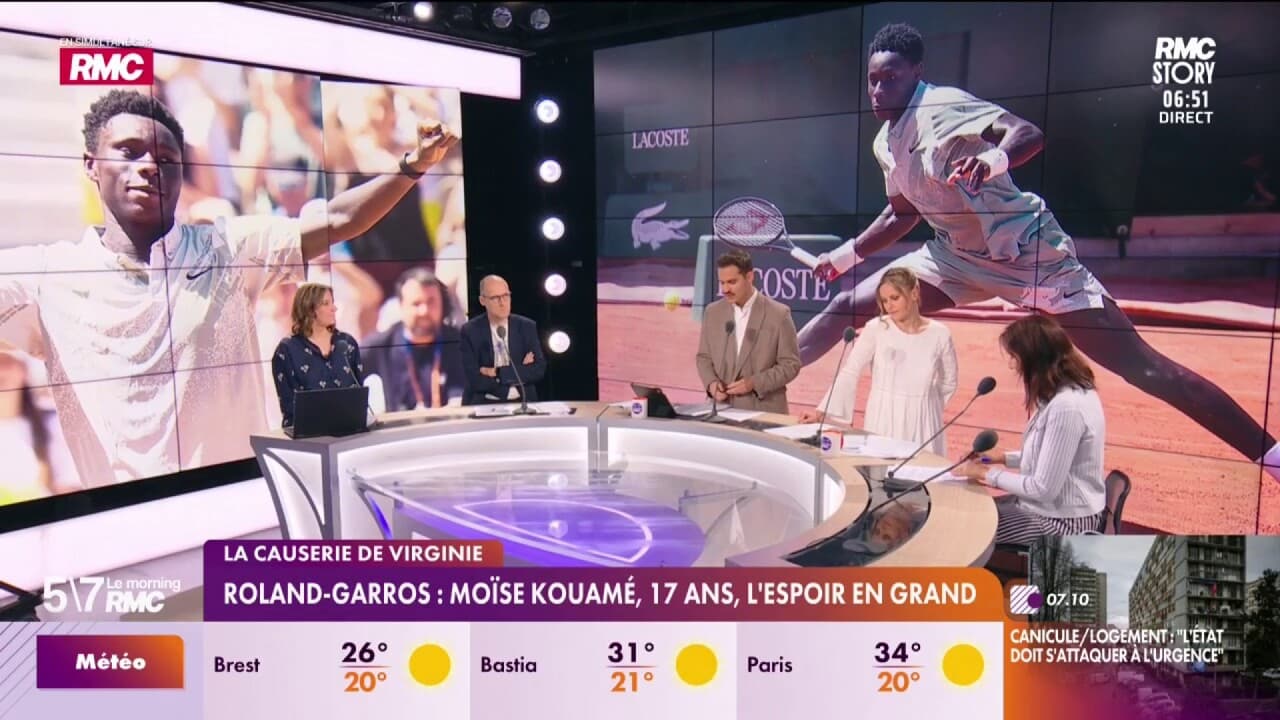 La causerie de Virginie - Moïse Kouamé fait vibrer Roland-Garros