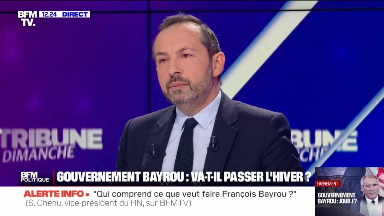 Sébastien Chenu (RN) demande à François Bayrou "d'abroger la réforme ...