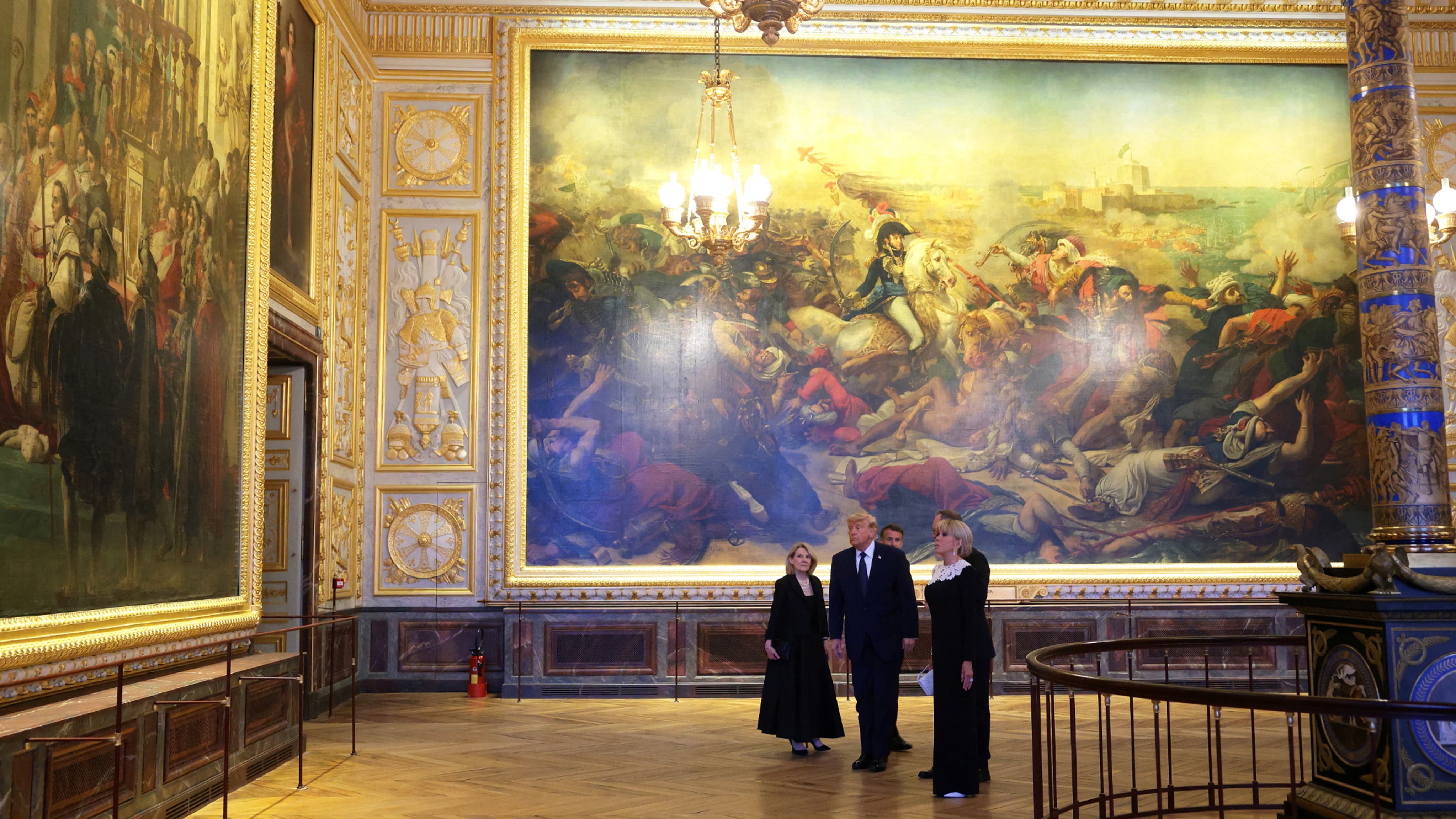 Donald Trump à Versailles: les images de la visite du président ...