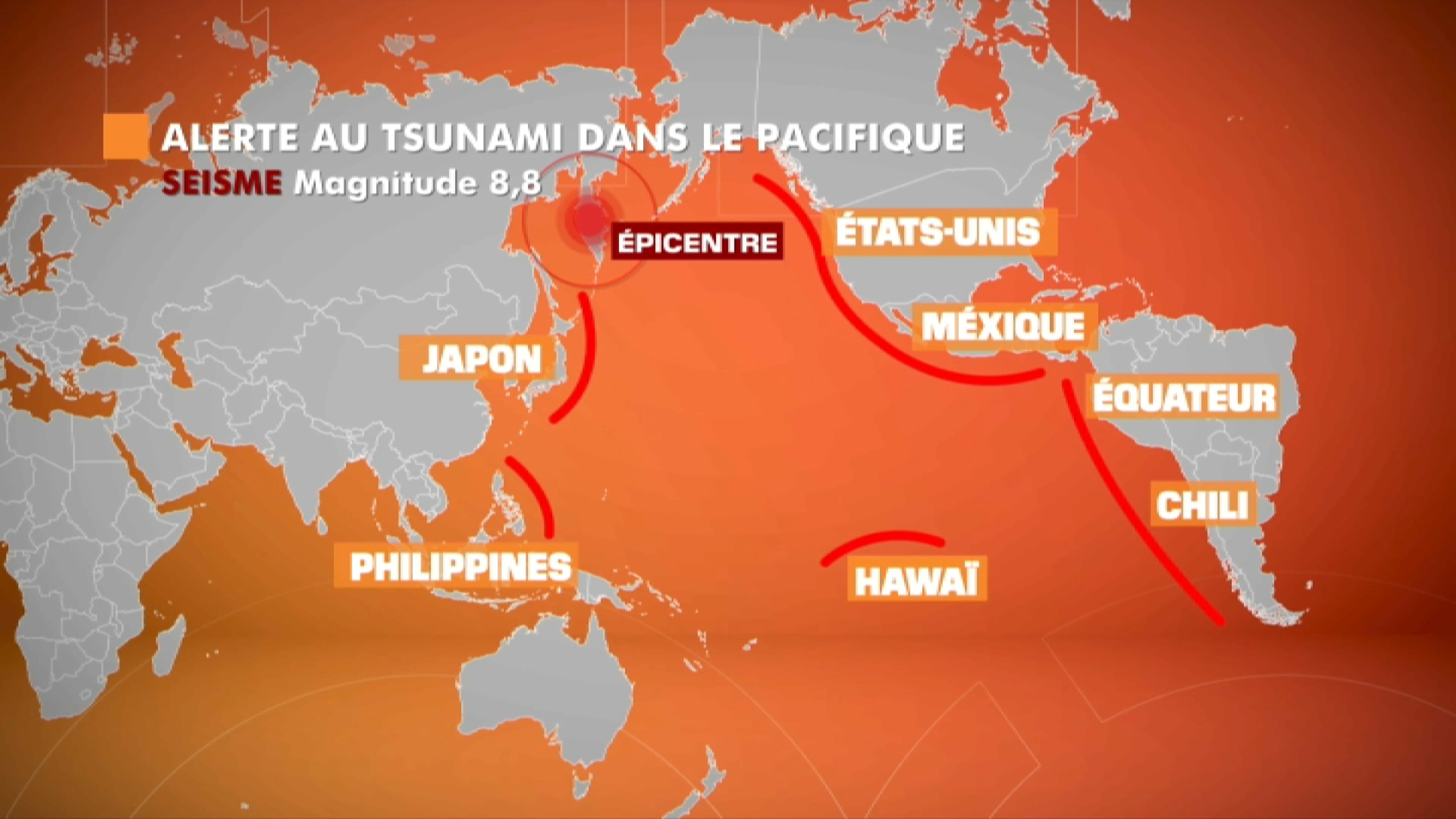 DIRECT. Tsunami dans le Pacifique: l'alerte a été levée à terre en ...