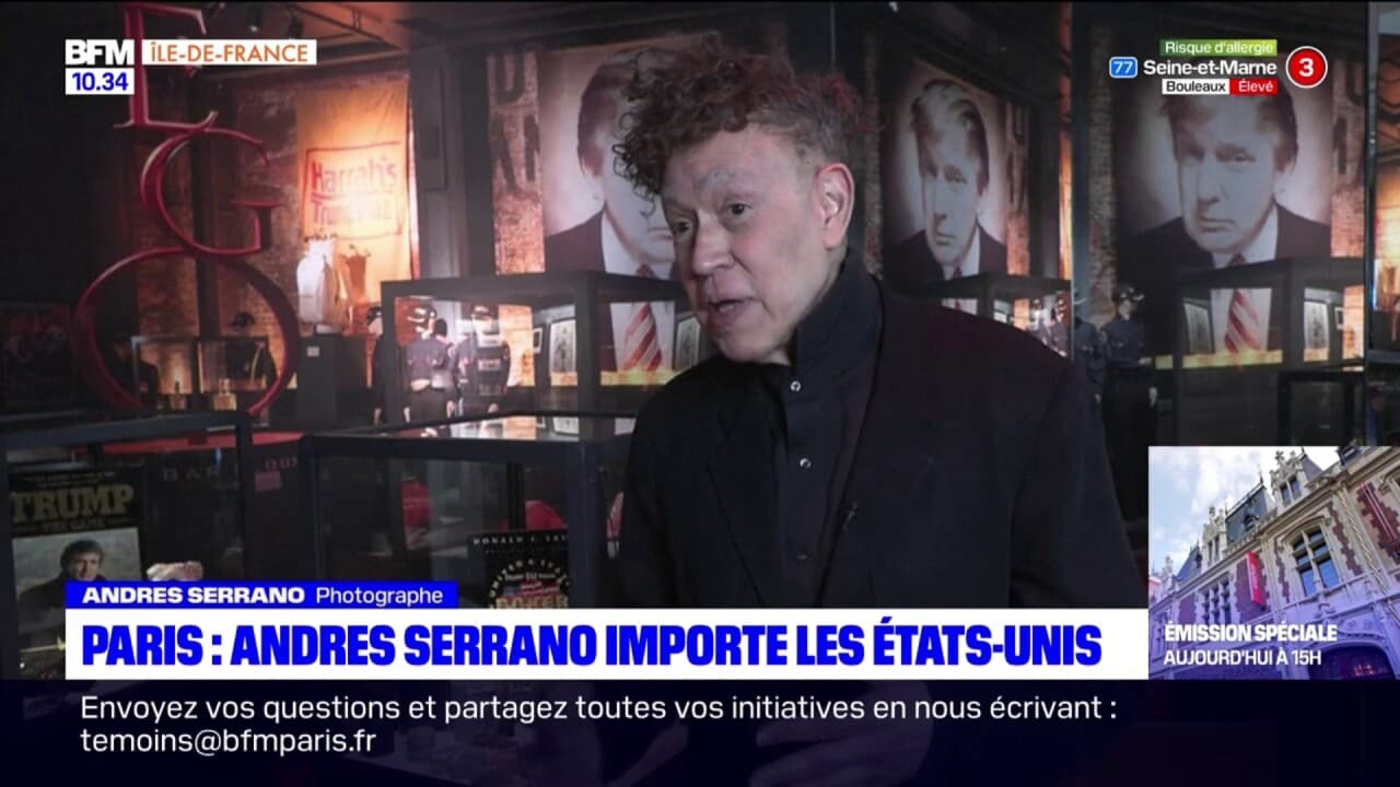 Paris: Andres Serrano importe les Etats-Unis au musée Maillol