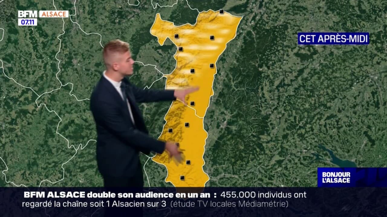 Météo Alsace: journée ensoleillée avec des températures élevées