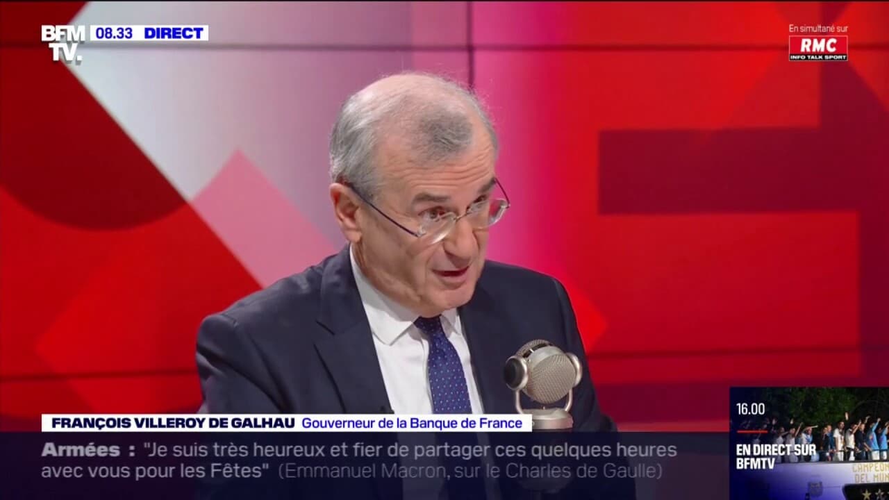 François Villeroy de Galhau, gouverneur de la Banque de France: "On ...