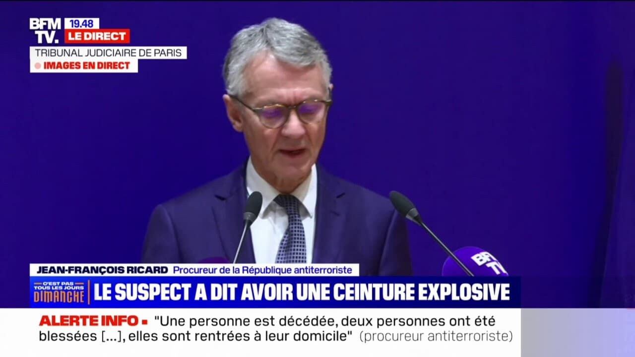 Attaque à Paris: dans sa vidéo de revendication, l'assaillant porte ...