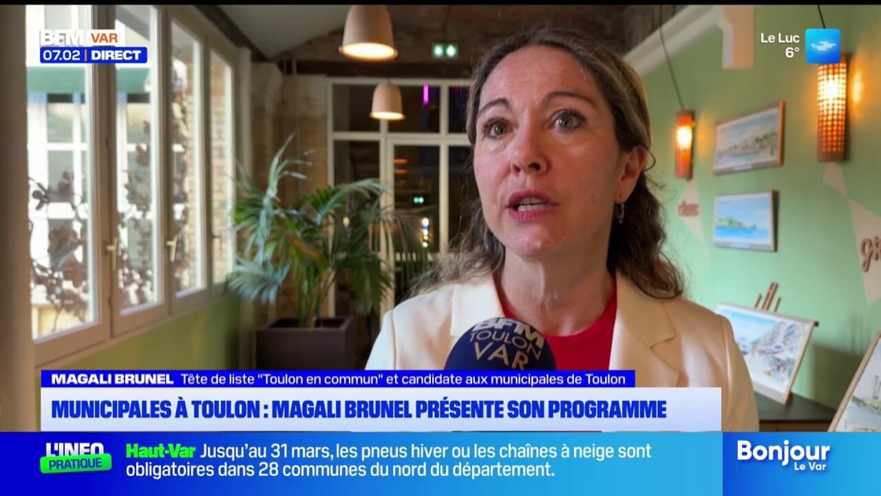 Municipales à Toulon : Magali Brunel présente son programme