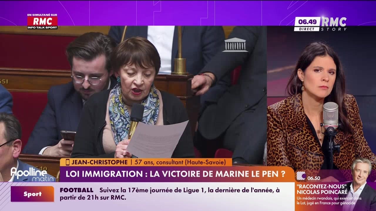 A vous de nous dire : Loi immigration, la victoire de Marine Le Pen ...