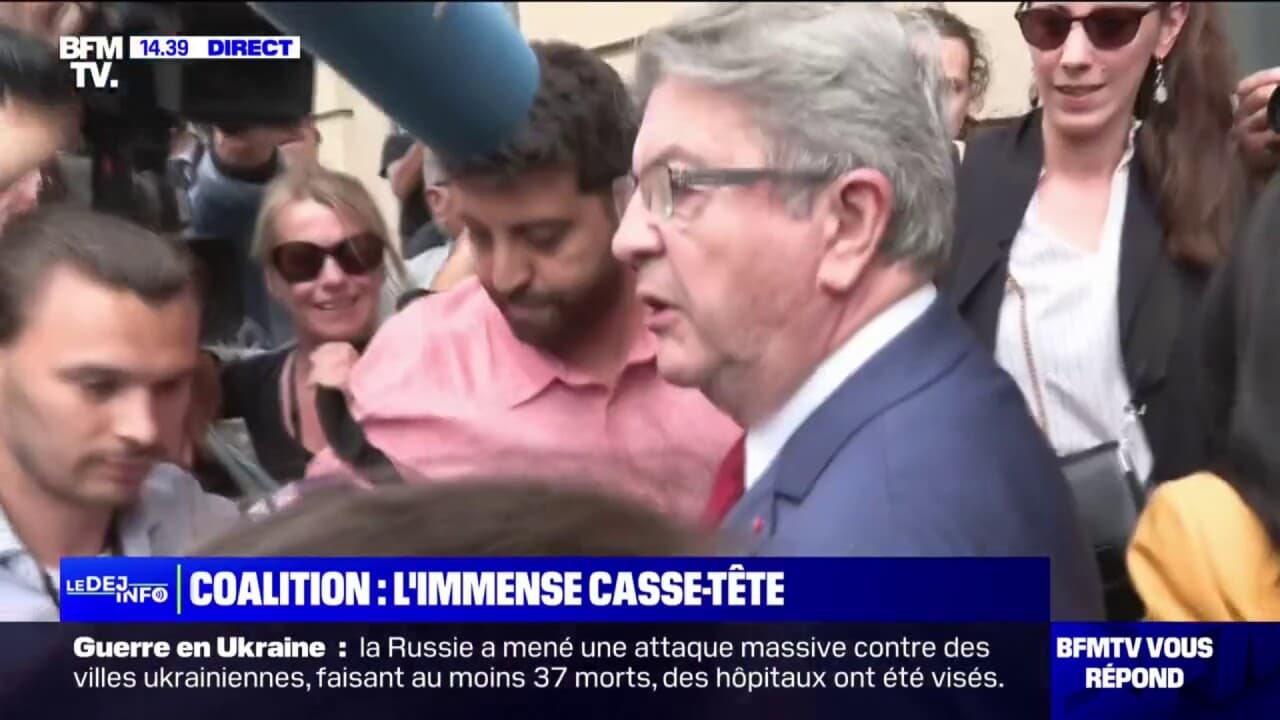 Jean-Luc Mélenchon: "Le président de la République bloque la situation ...