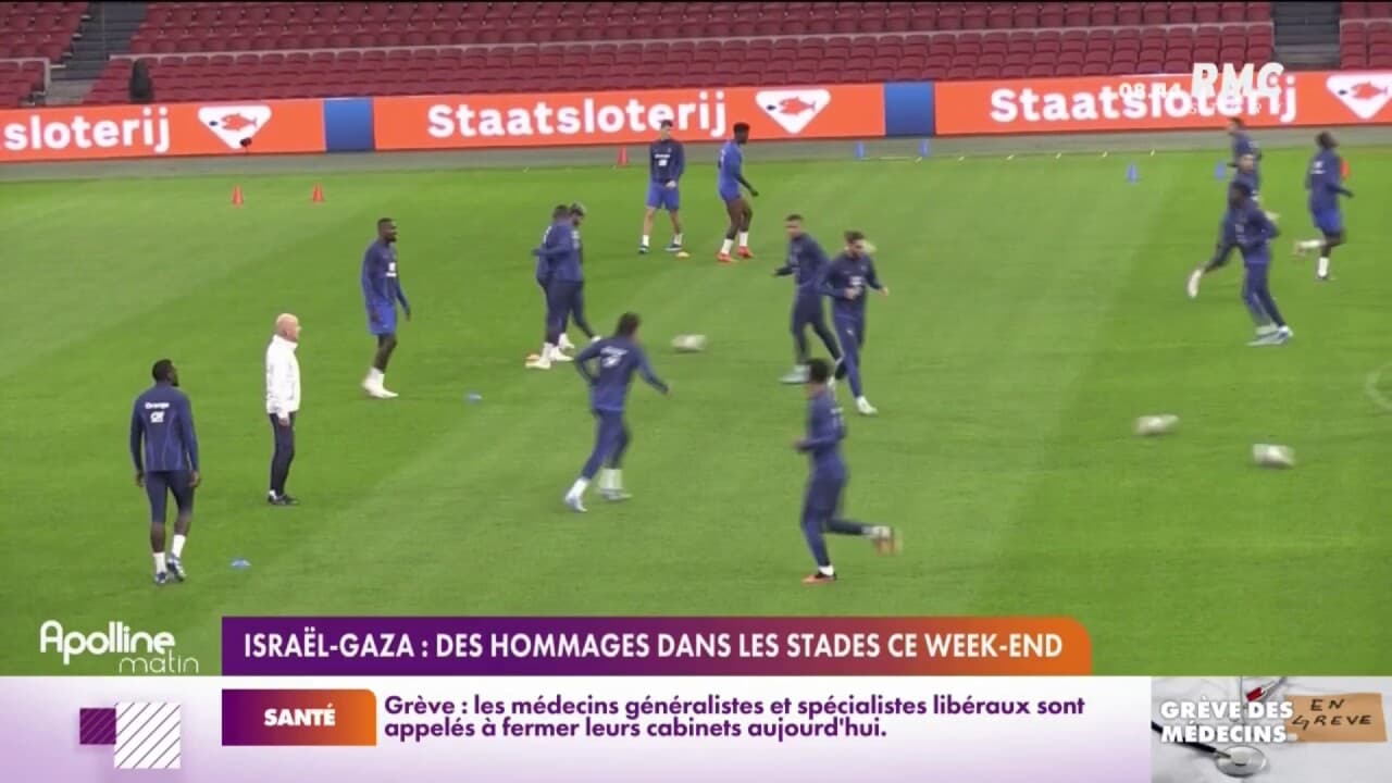 Israël - Gaza: des hommages dans les stades ce week-end