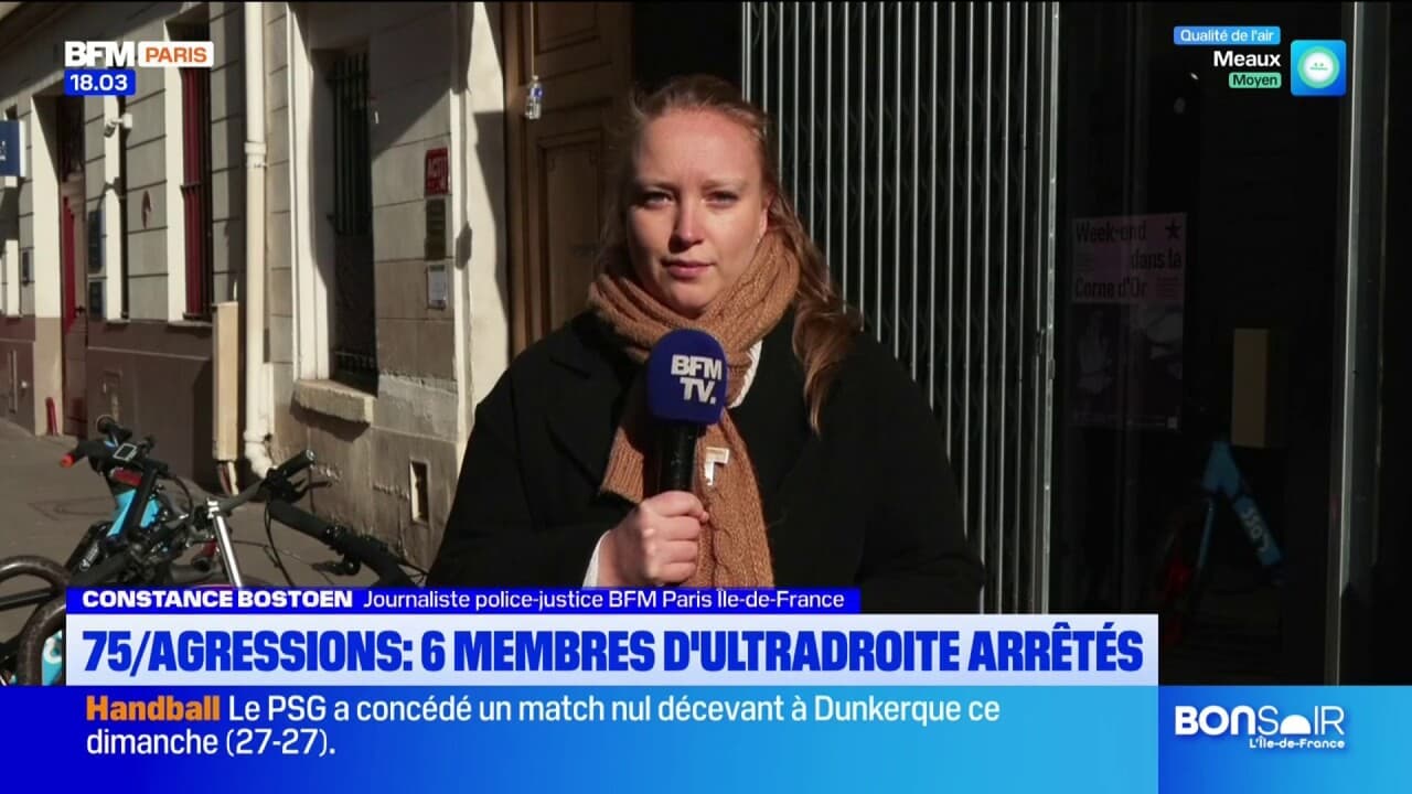 Paris: six militants d'ultradroite arrêtés après une violente agression