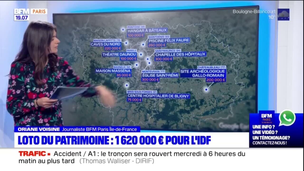 Loto du patrimoine: 1.620.000 d'euros pour l'Ile-de-France