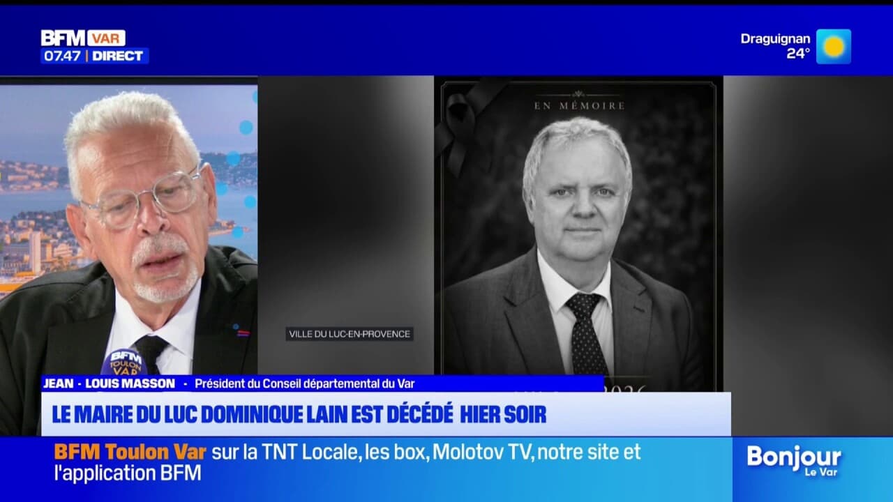 Le maire du Luc, Dominique Lain, est décédé à 61 ans. Un "ami très ...