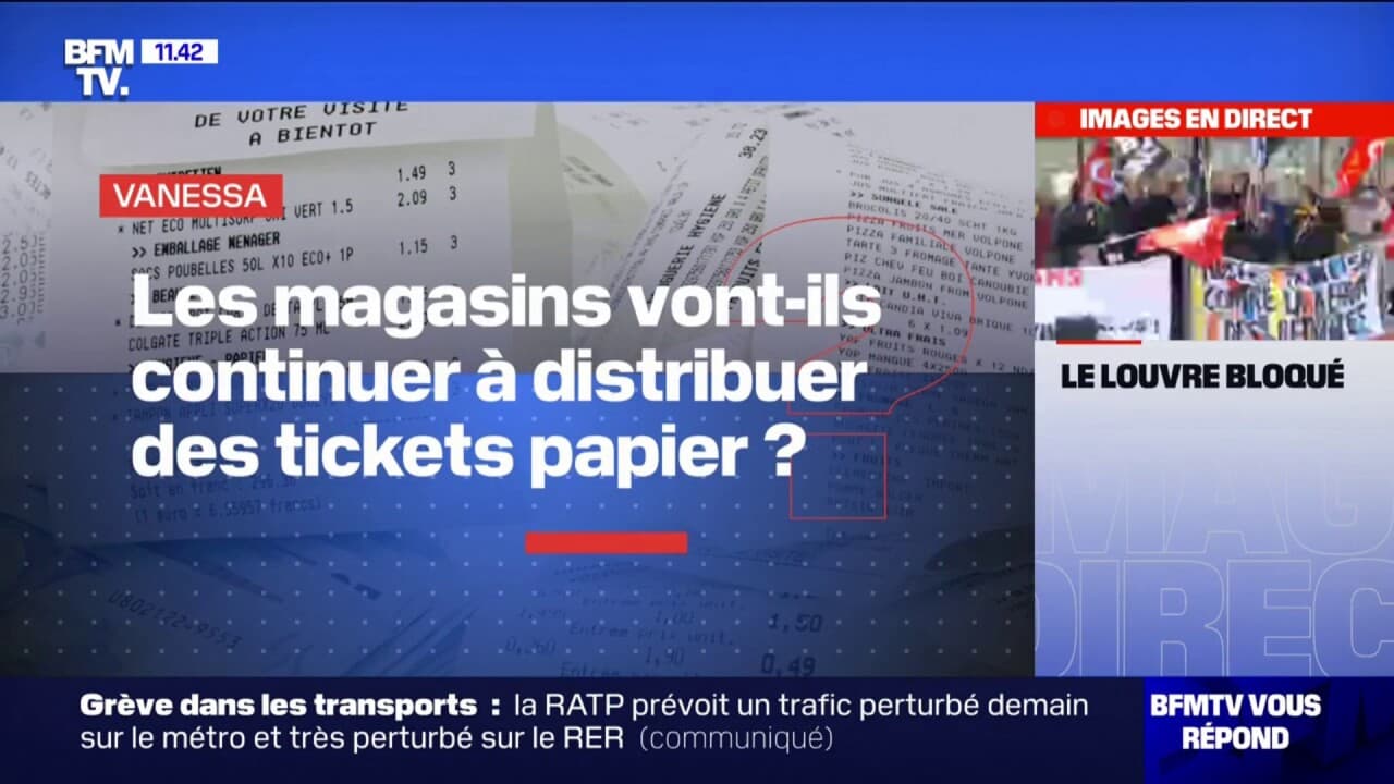 Les magasins vont-ils continuer à distribuer des tickets de caisse ...