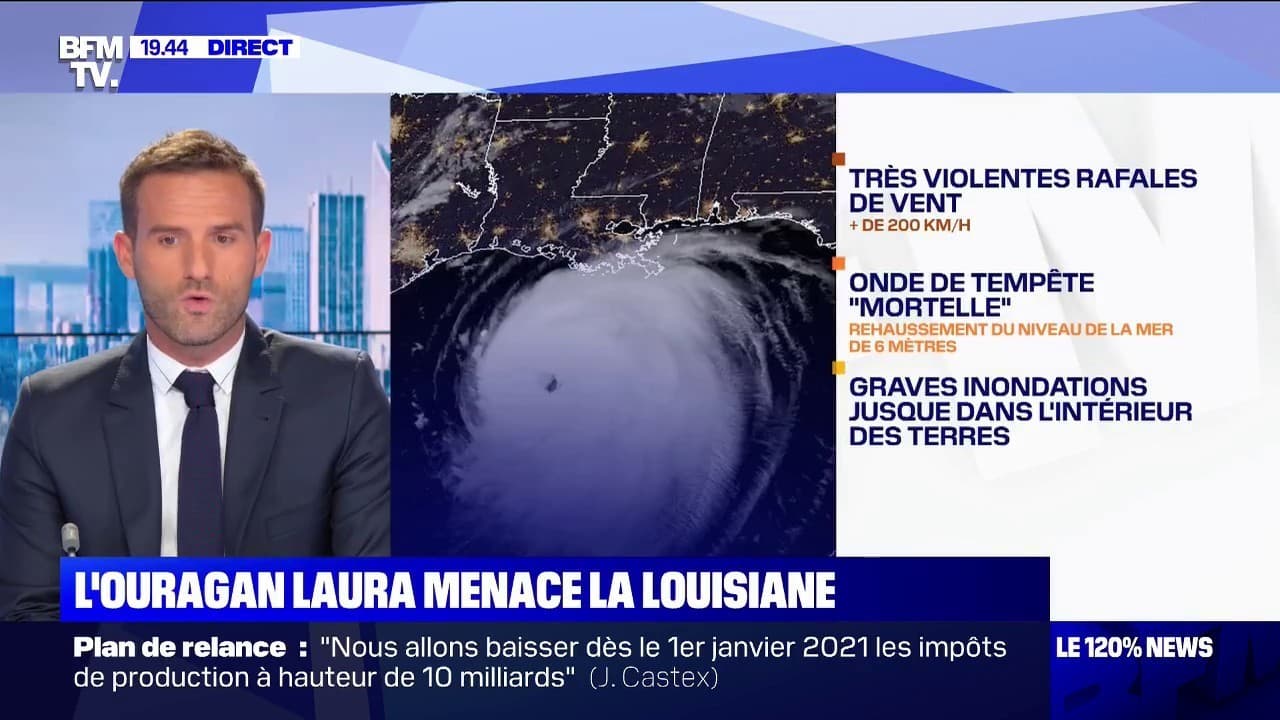 États-Unis: renforcé en catégorie 4, l'ouragan Laura menace la ...