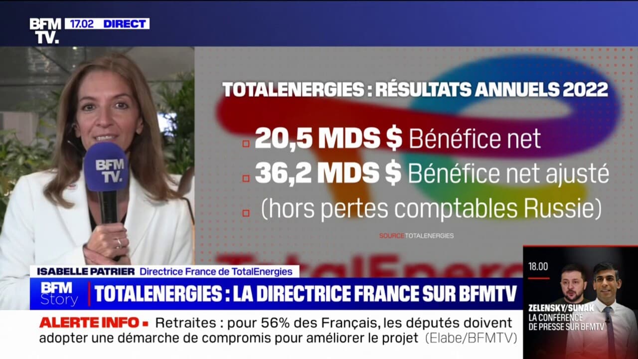 "La grosse part du gâteau est pour les investissements": la directrice de TotalEnergies s ...