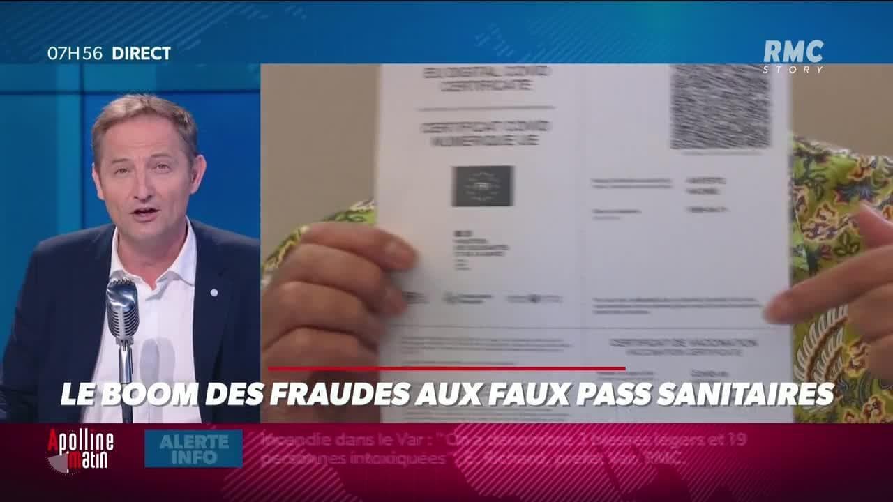 Frédéric Brindelle : Le boom des fraudes aux faux pass sanitaires - 17/08 Frédéric Brindelle : Le boom des fraudes aux faux pass sanitaires - 17/08