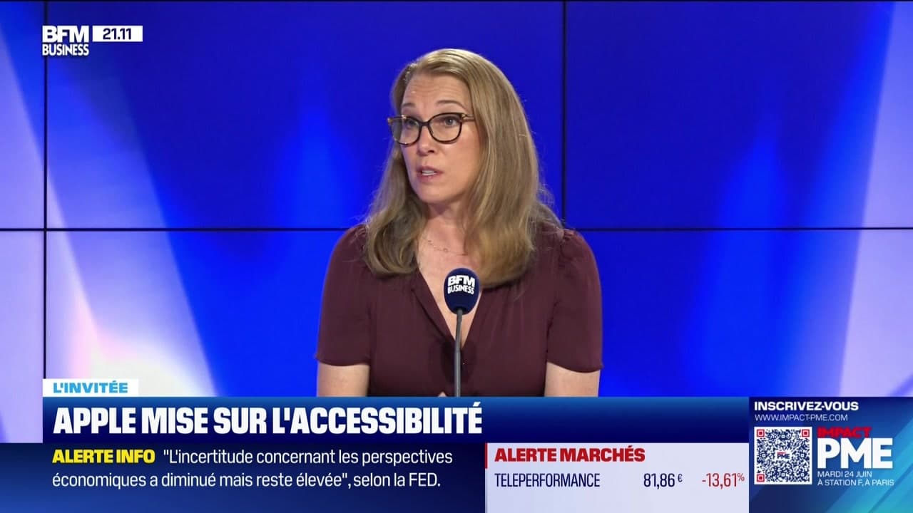 Sarah Herrlinger (Apple) : Apple mise sur l'accessibilité - 18/06