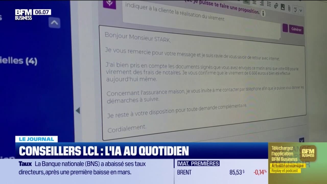 Conseillers LCL: l'IA au quotidien