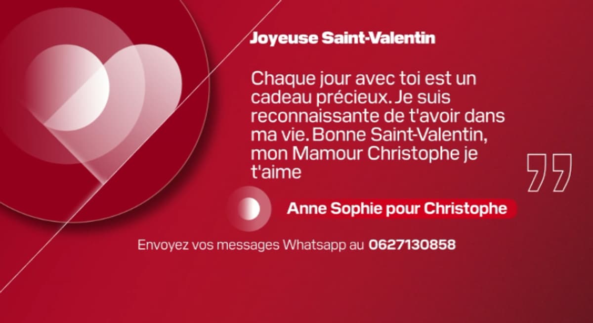 Saint-Valentin: vos messages d'amour, avec BFM Grand Lille
