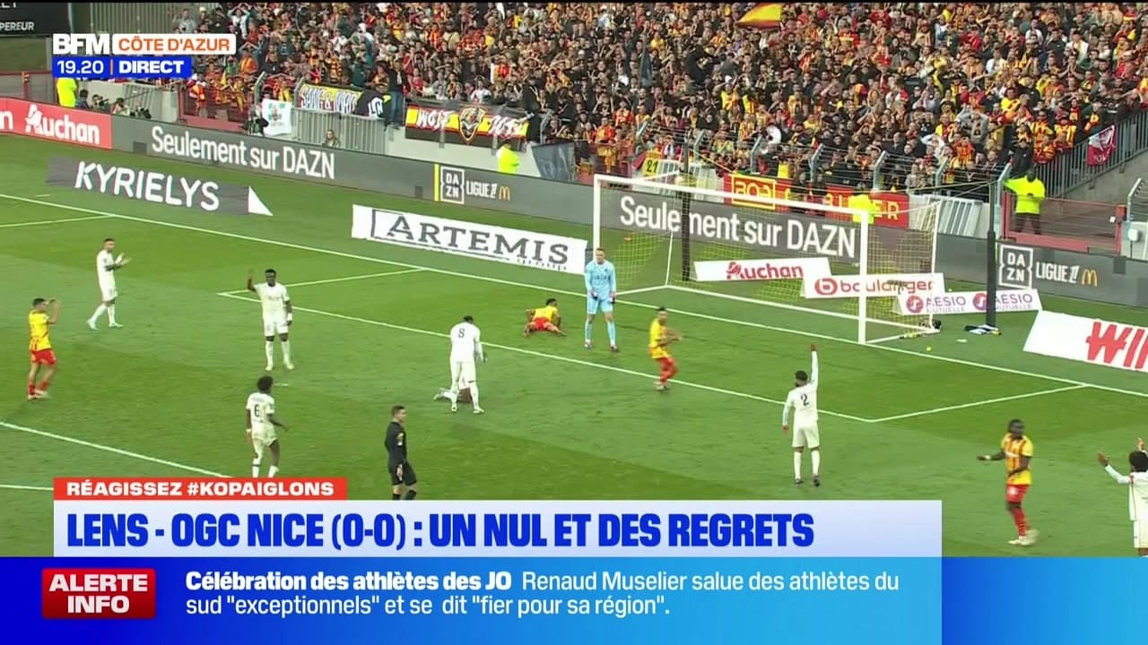 Kop Aiglons du lundi 30 septembre - Lens - OGC Nice (0-0) : un nul et des regrets