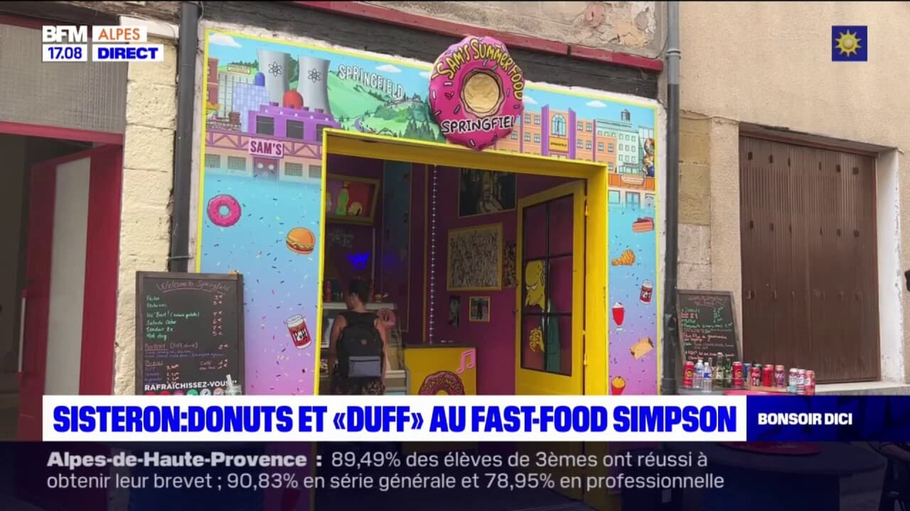 Sisteron: ouverture d'un fast-food inspiré de l'univers des Simpson
