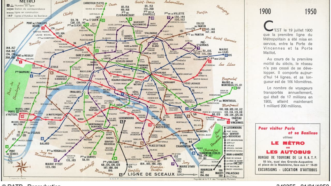 EN IMAGES - Stations disparues, nouvelles lignes: le plan du métro a ... EN IMAGES - Stations disparues, nouvelles lignes: le plan du métro a ...