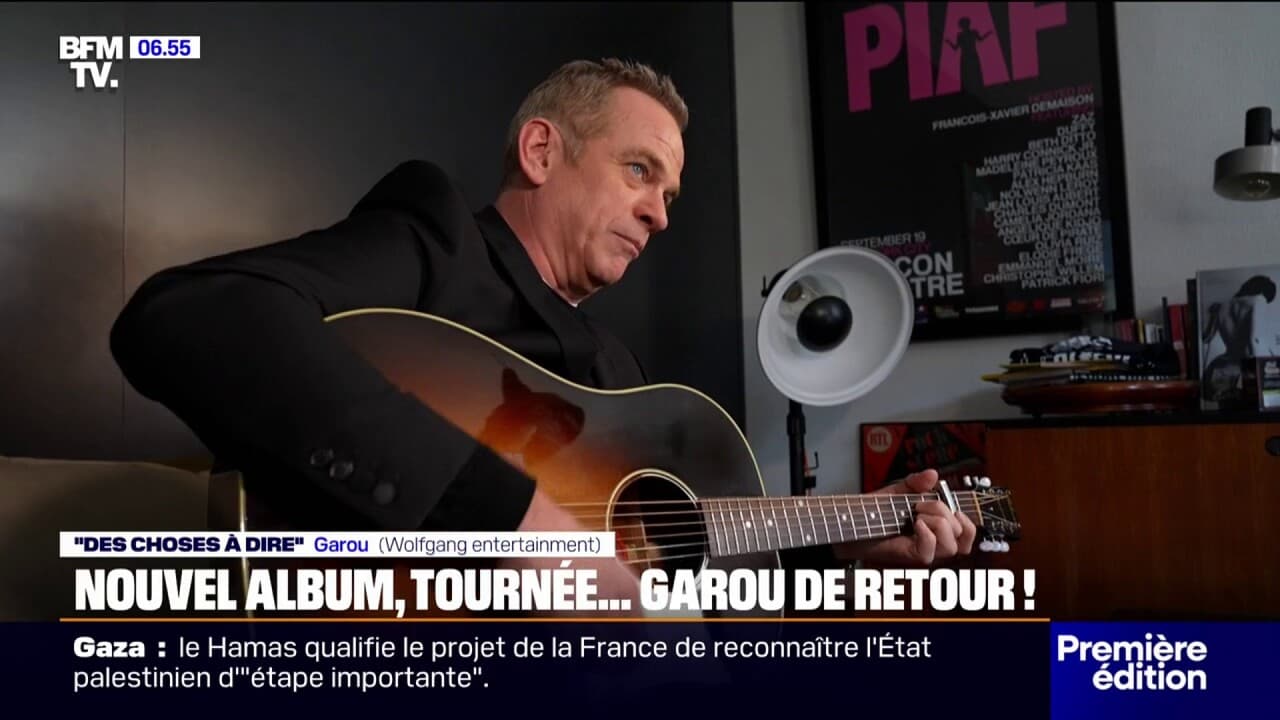 Garou de retour avec son nouvel album "Un meilleur lendemain" et une ...