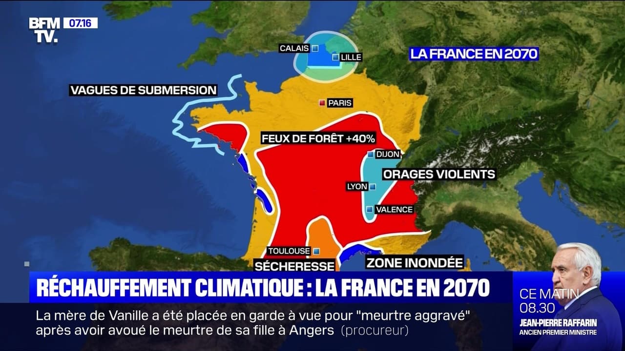 Réchauffement climatique : la France en 2070 - 10/02