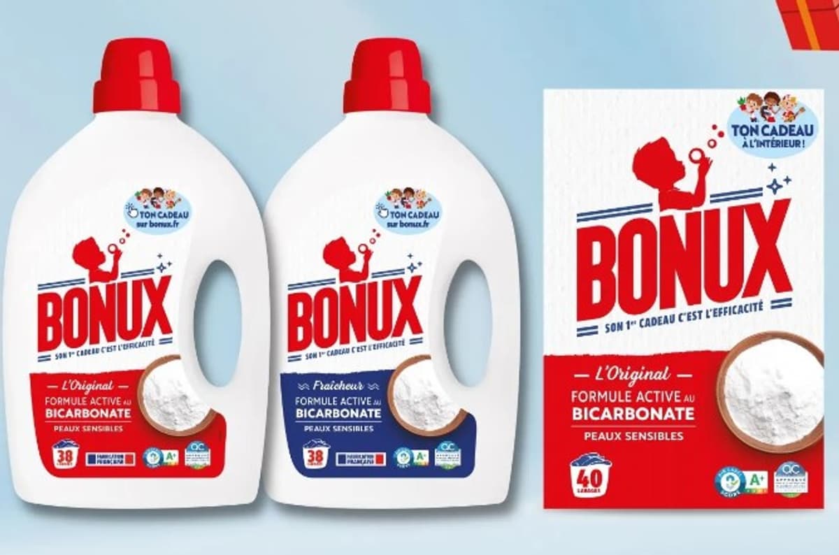 La lessive Bonux est de retour dans les rayons après 10 ans d'absence