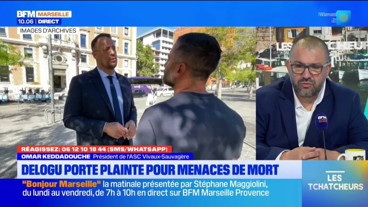 Sébastien Delogu menacé de mort à Marseille. Les Tchatcheurs réagissent.