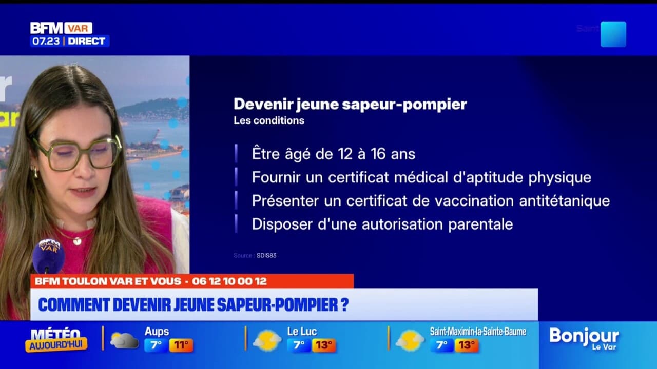 BFM Var et Vous: comment devenir jeune sapeur-pompier?