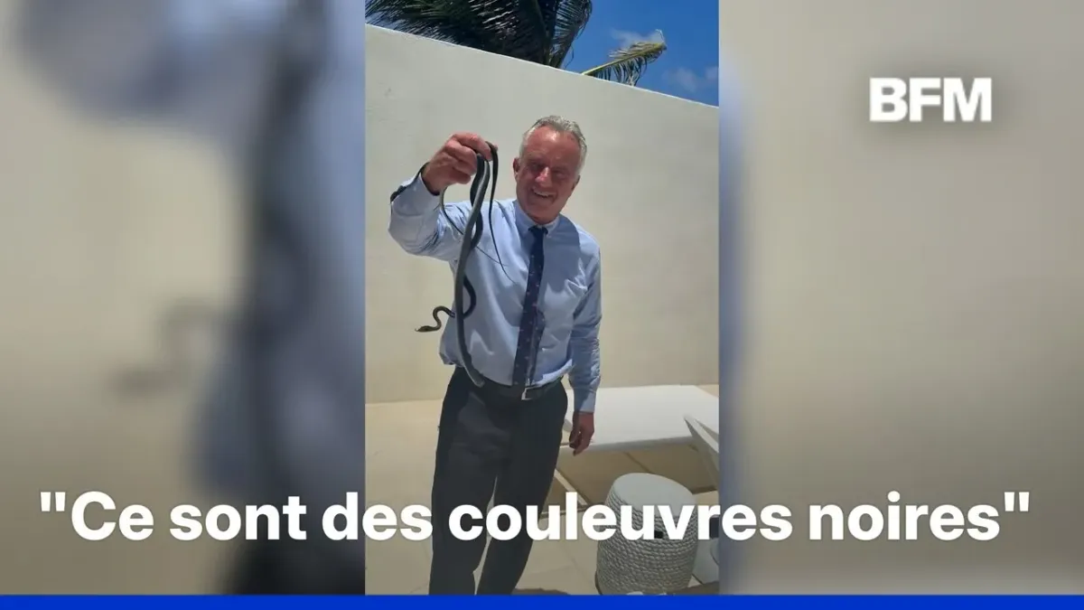 Le ministre de la Santé américain Robert F. Kennedy Jr. attrape deux ...