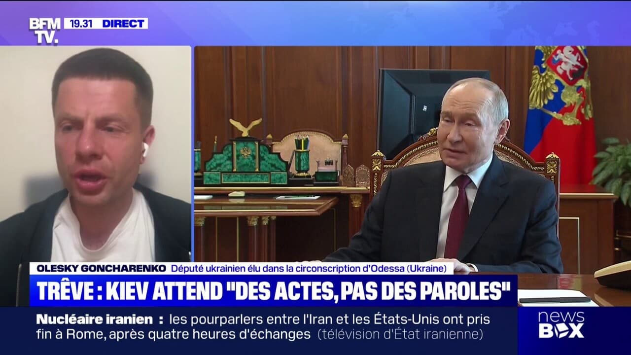 "Je ne crois pas Poutine": le député ukrainien d'Odessa Olesky ...